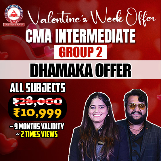 Akash Agarwal Classes. CMA INTER GROUP 2 COMBO- [VALENTINE WEEK DHAMAKA ... Akash Agarwal Classes. CMA INTER GROUP 2 COMBO- [VALENTINE WEEK DHAMAKA ...