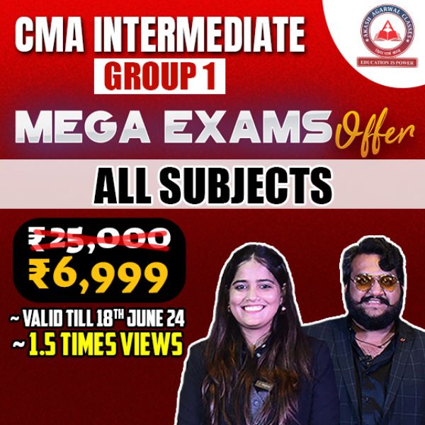 Akash Agarwal Classes. CMA INTER GROUP 1 COMBO [ MEGA EXAM OFFER]