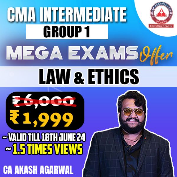 Akash Agarwal Classes. CMA INTER LAW